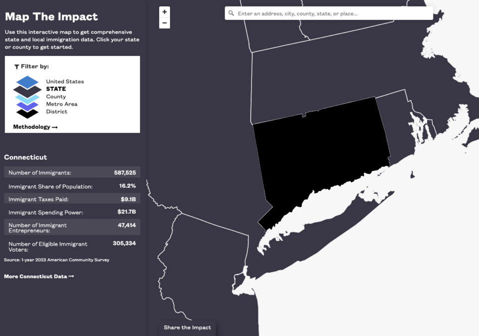 Immigration Data by State and City: Map the Impact Tool - IRIS ...